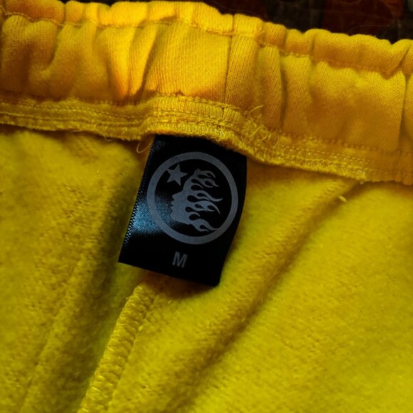 Hellstar | Pants | Hellstar Flame Flare Sweatpants Yellow | Poshmark
